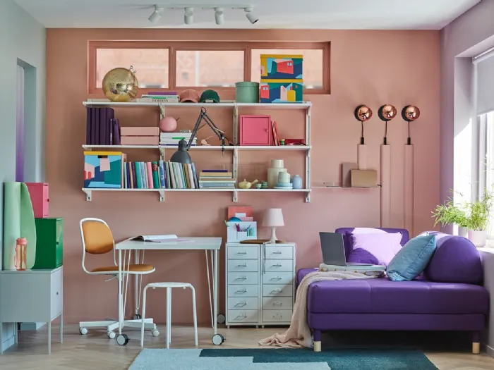 Colori e abbinamenti per la zona studio in casa