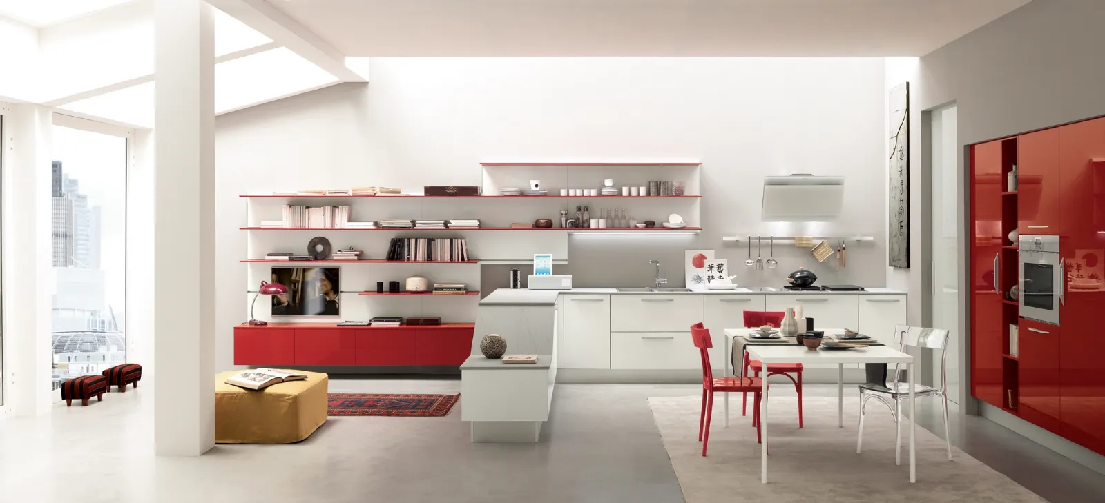 Arredare soggiorno cucina, idee per l’open space