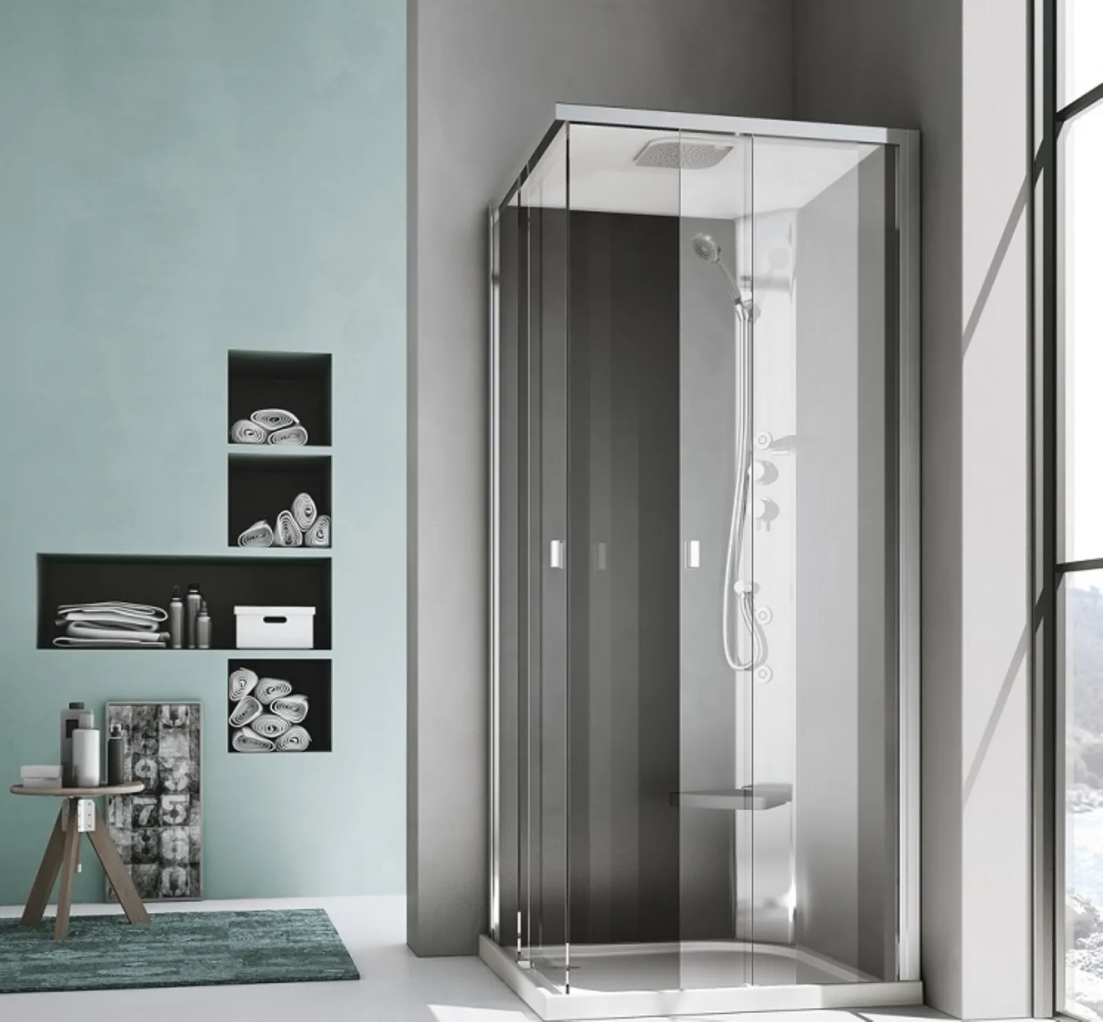Cabine doccia multifunzione benessere su misura
