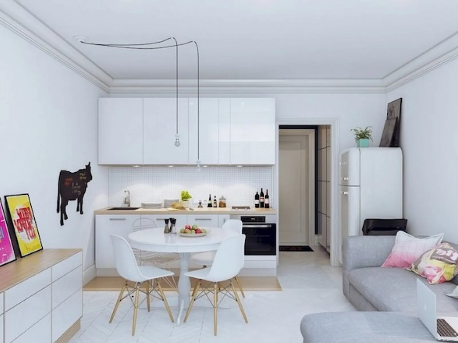 Idee e soluzioni per la cucina del monolocale