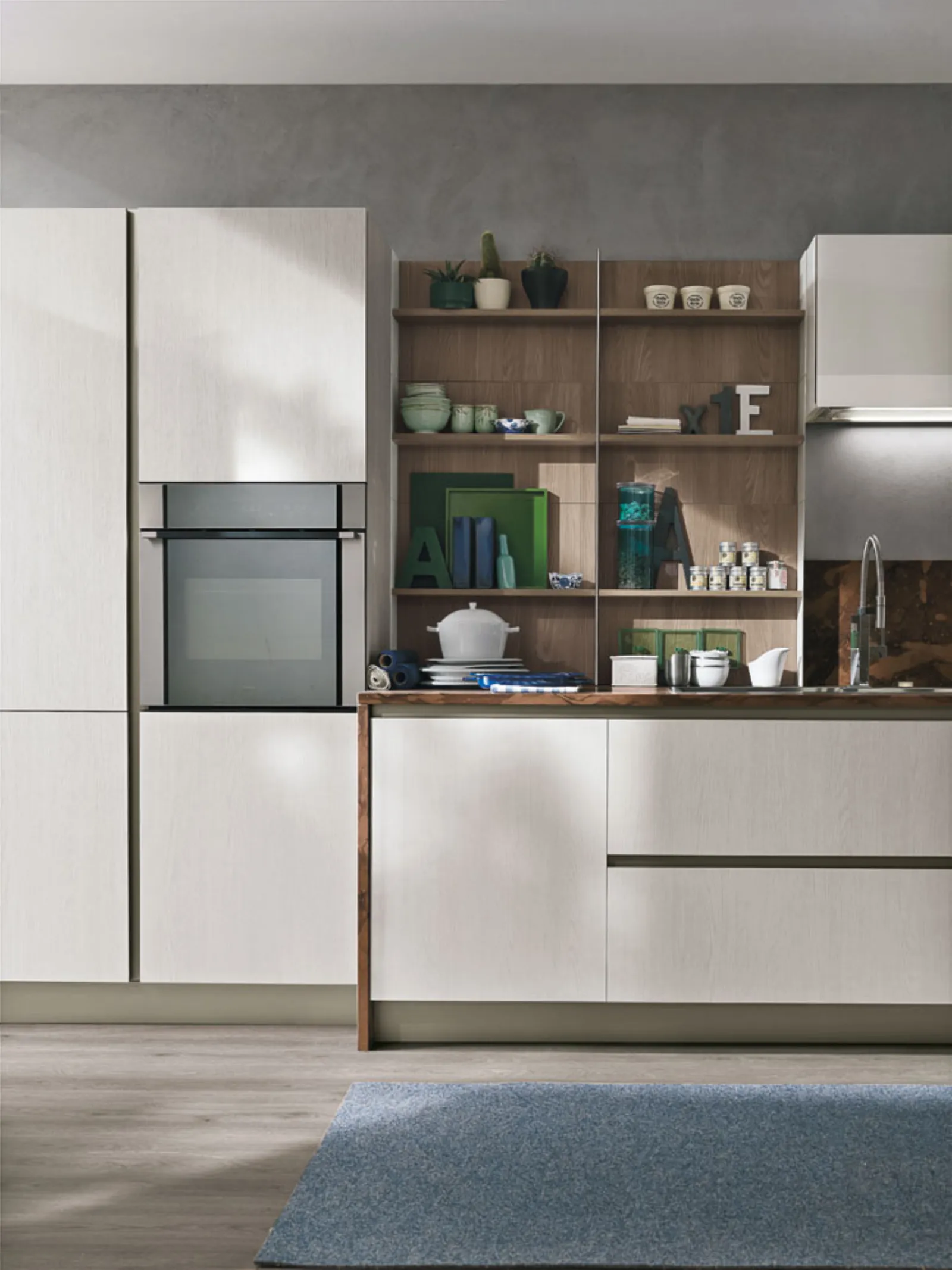 Cucina Infinity Diagonal di Stosa, eleganza tutta da vivere
