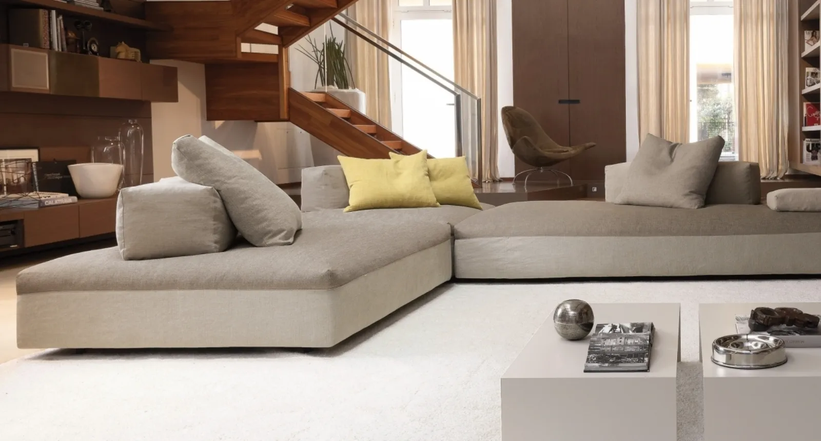 Divano componibile, isola di comfort firmata Désirée