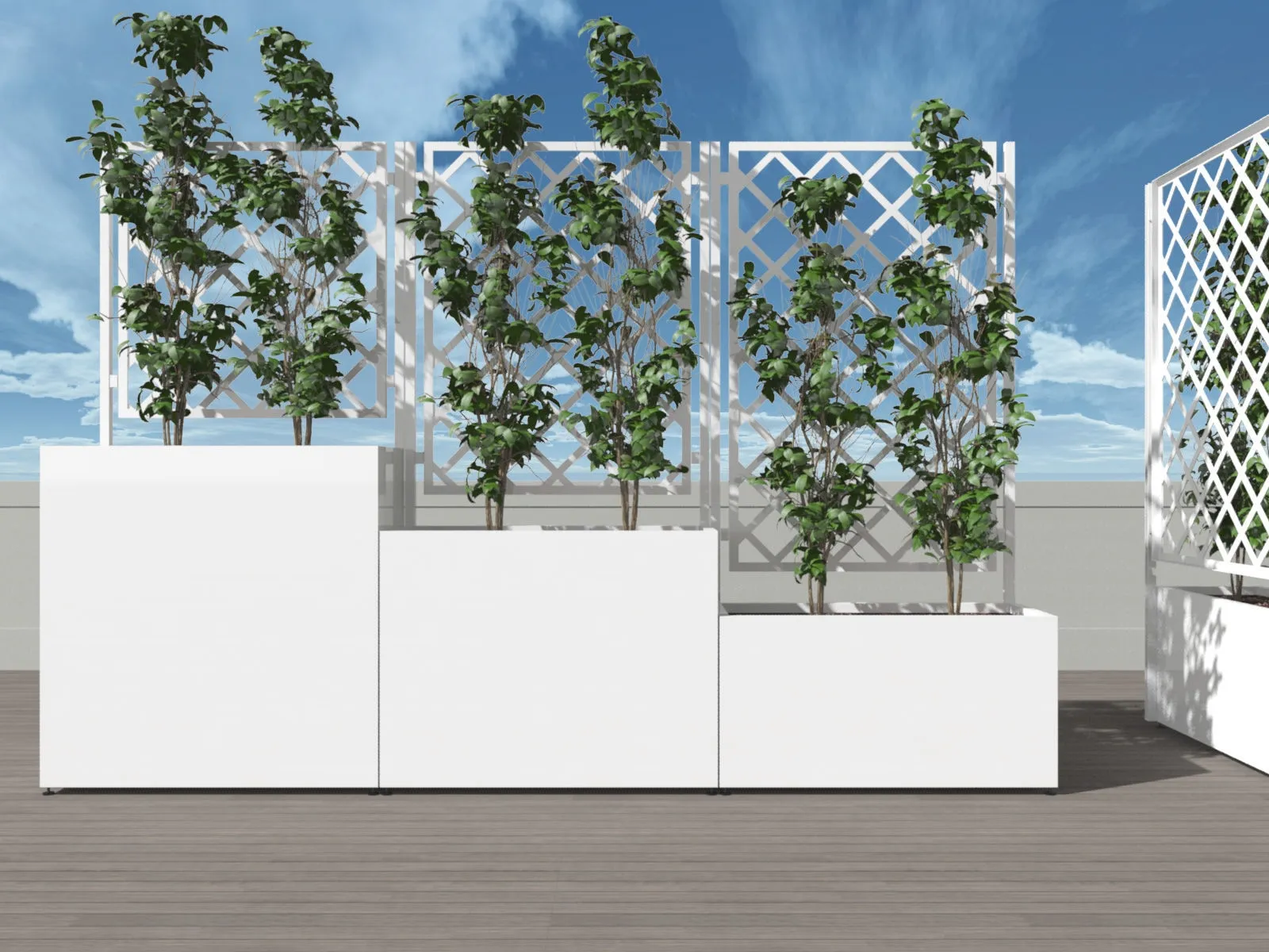 Fioriere per terrazzi