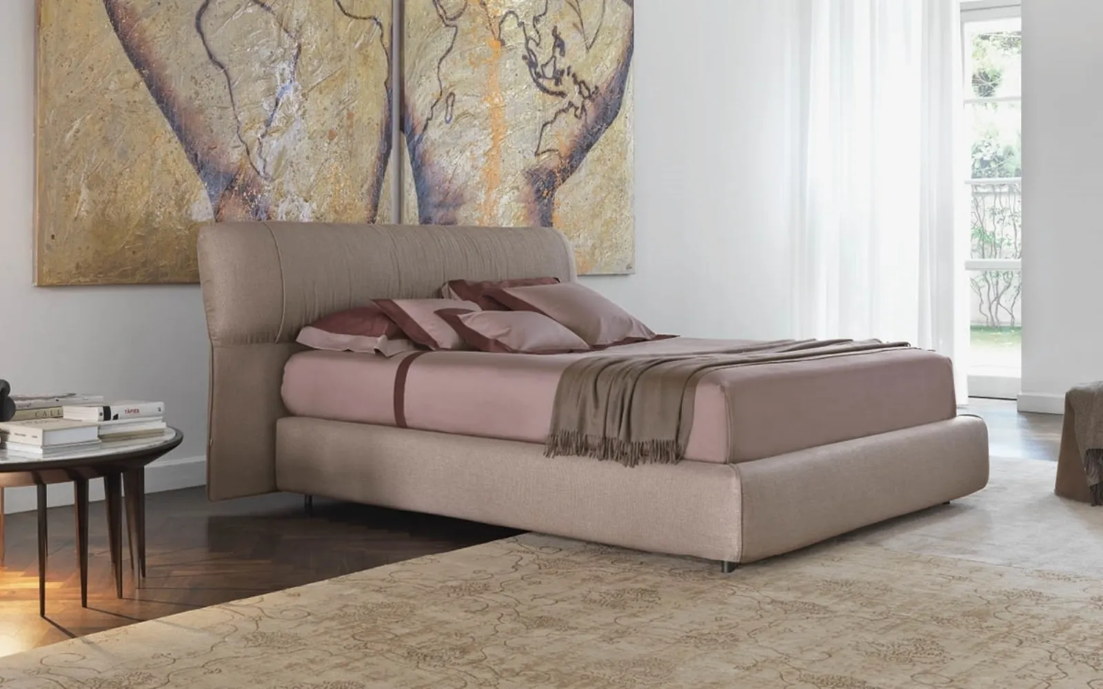 Comfort e design nei letti Flou