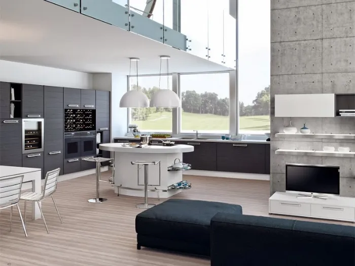 Gli interni delle case moderne