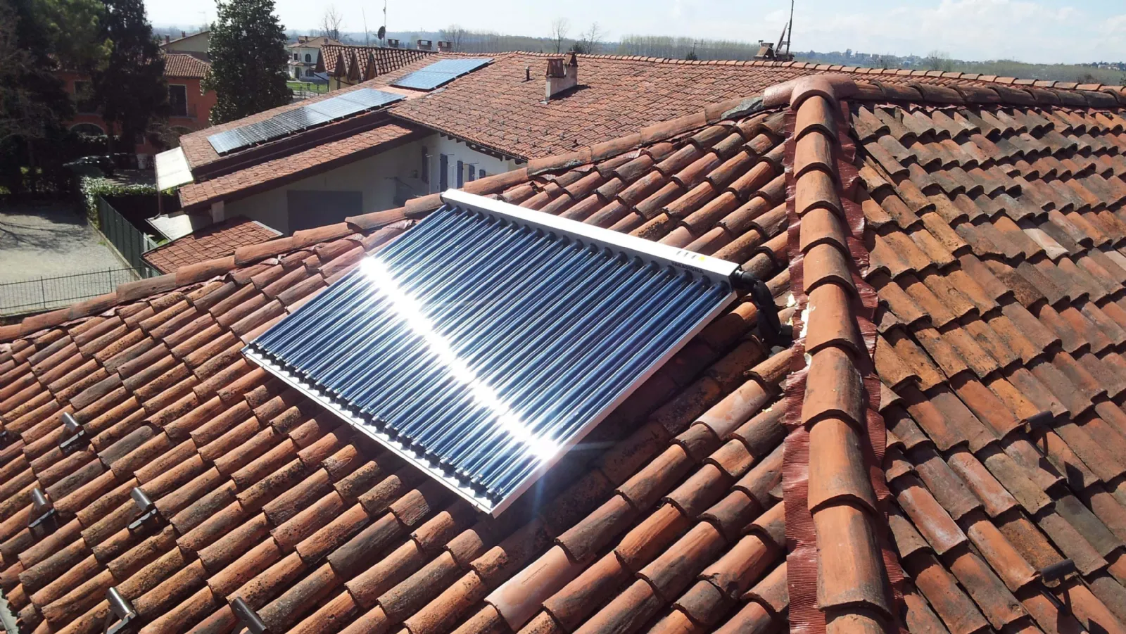 Impianto solare termico, riscaldare naturale