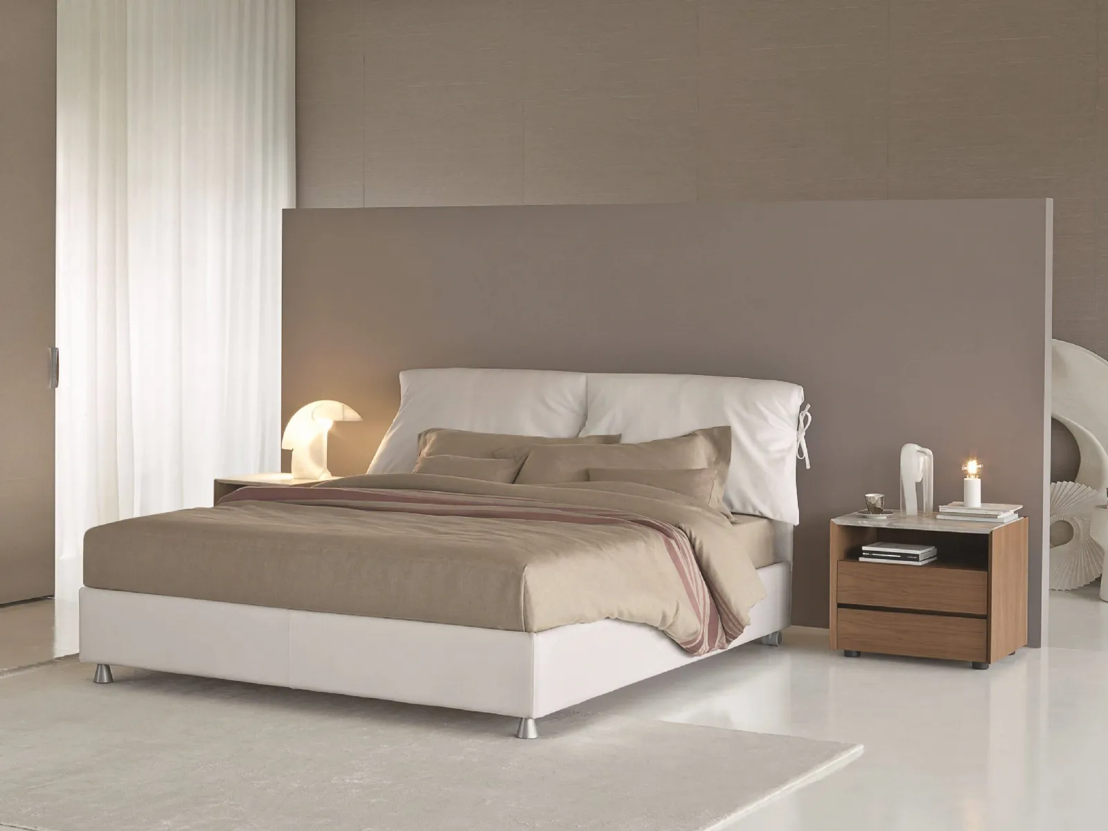 Letti Flou: design della zona notte