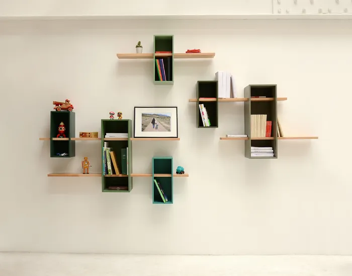 Mini librerie, idee salvaspazio