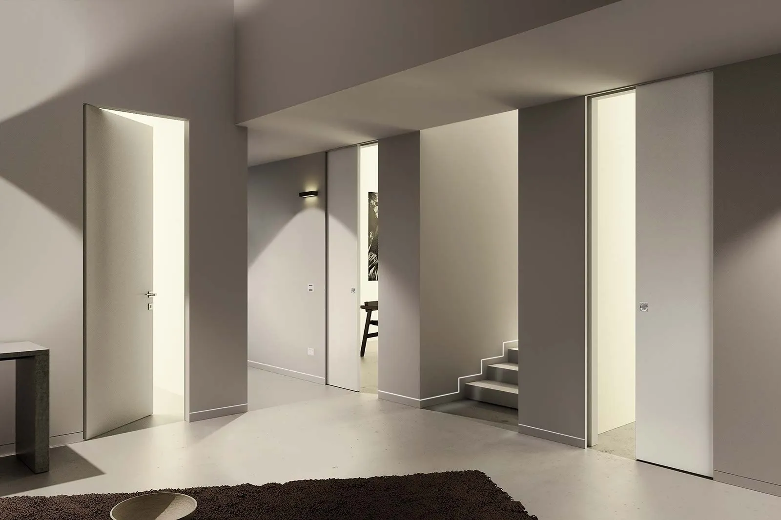 Porte filomuro: una scelta stilistica