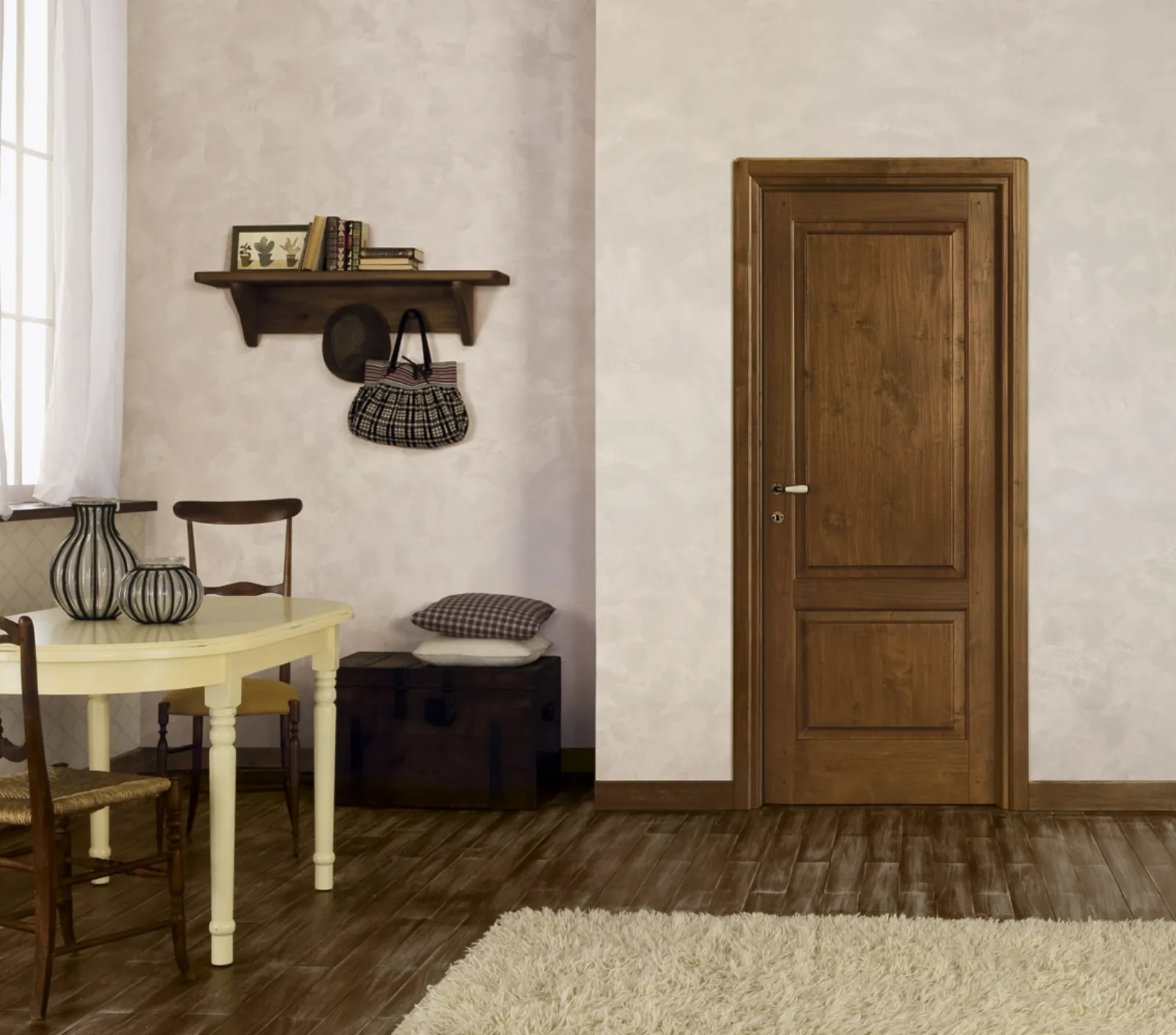 Porte in legno massello per interni