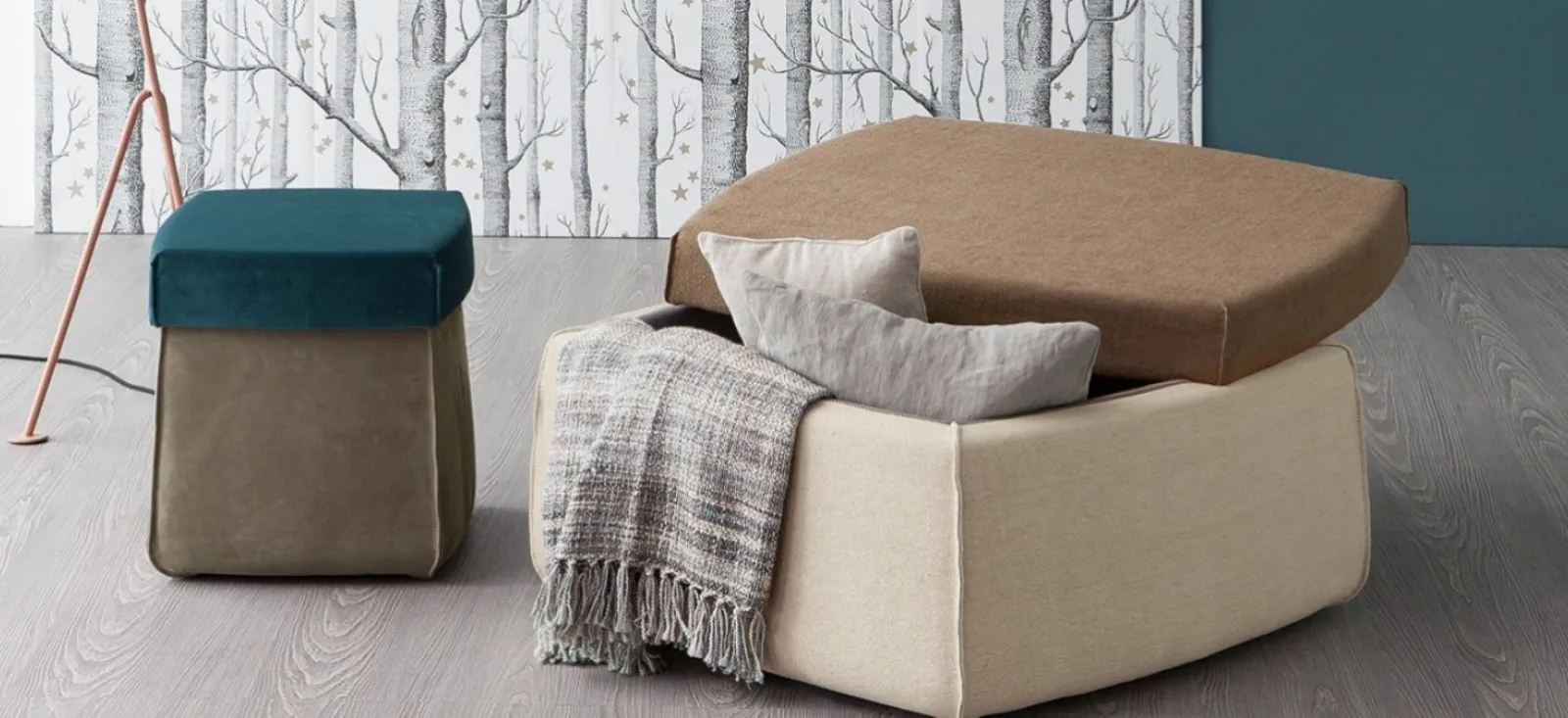 Pouf contenitore