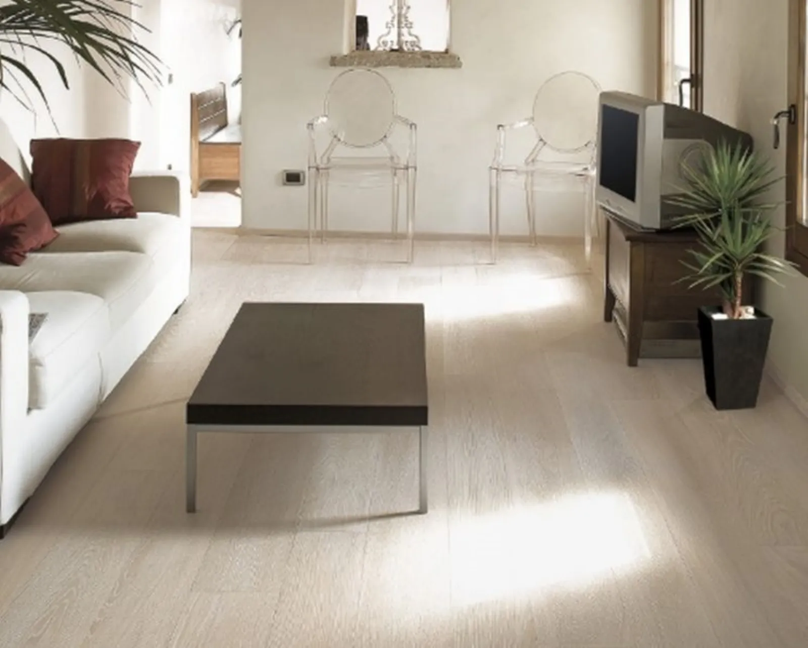 Rovere sbiancato, eleganza in casa