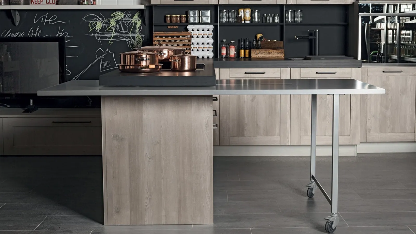 Cucina piccola? la soluzione è il tavolo a scomparsa