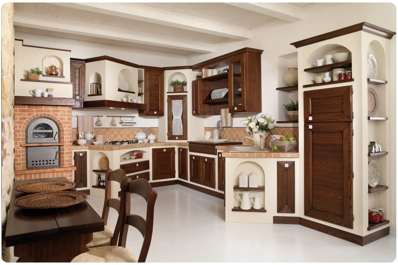 Come costruire una cucina in muratura - Cucine Country
